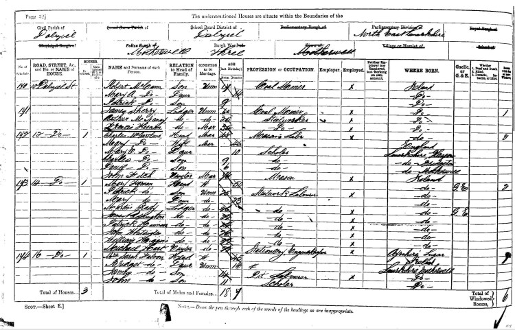 Catherine Faloon, the early years (1884 – 1901) – The Ardrossan McFarlanes